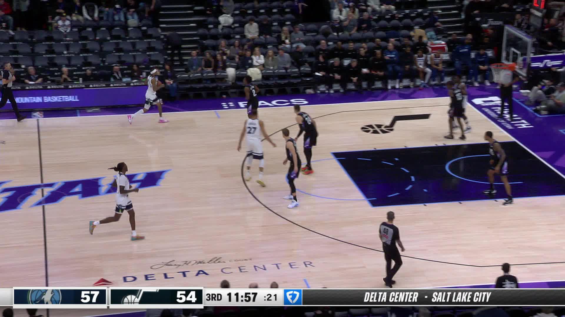 3-pointer by Anthony Edwards
