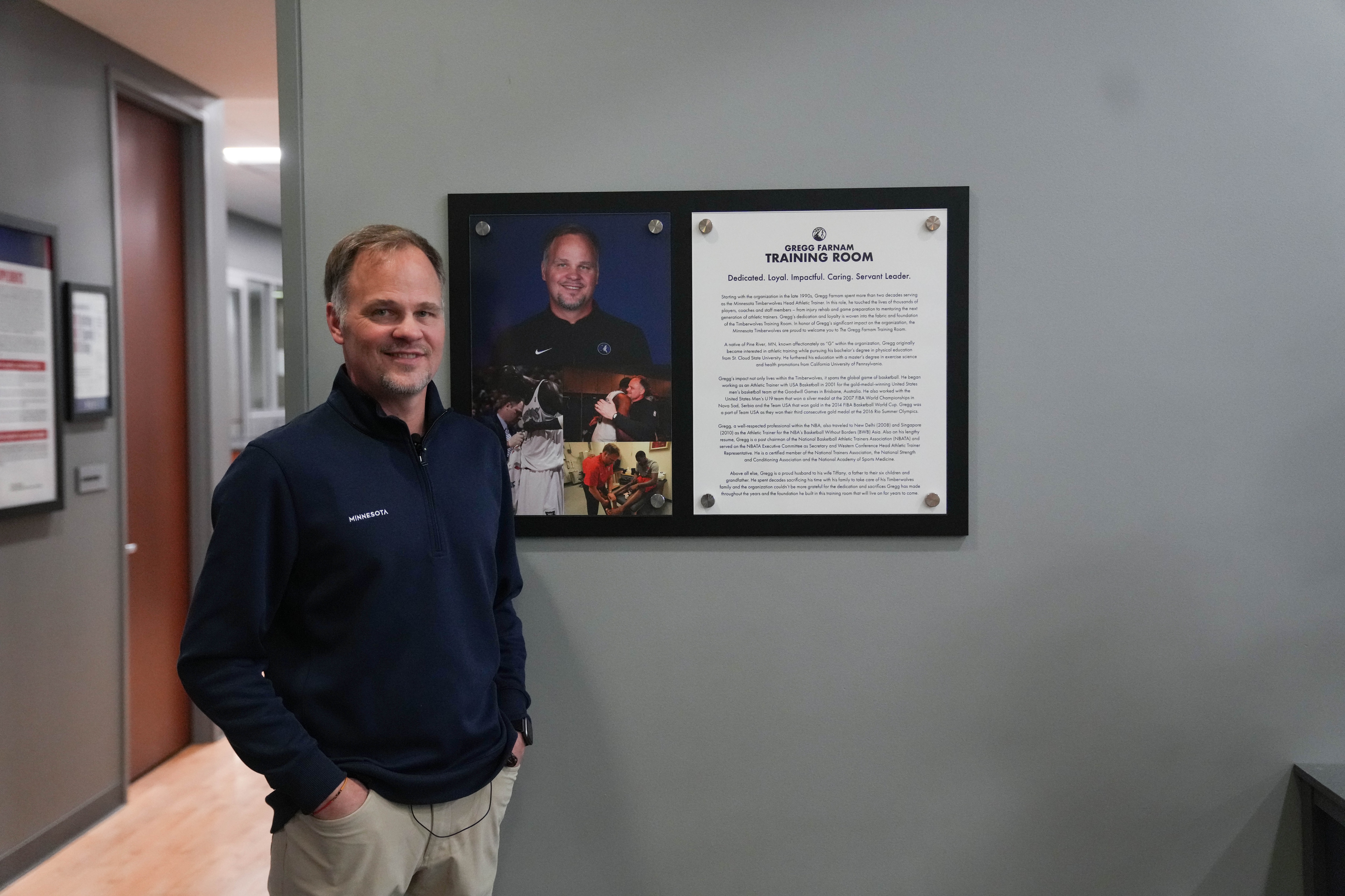 Minnesota Timberwolves Honor Vice President of Medical Services Gregg ...