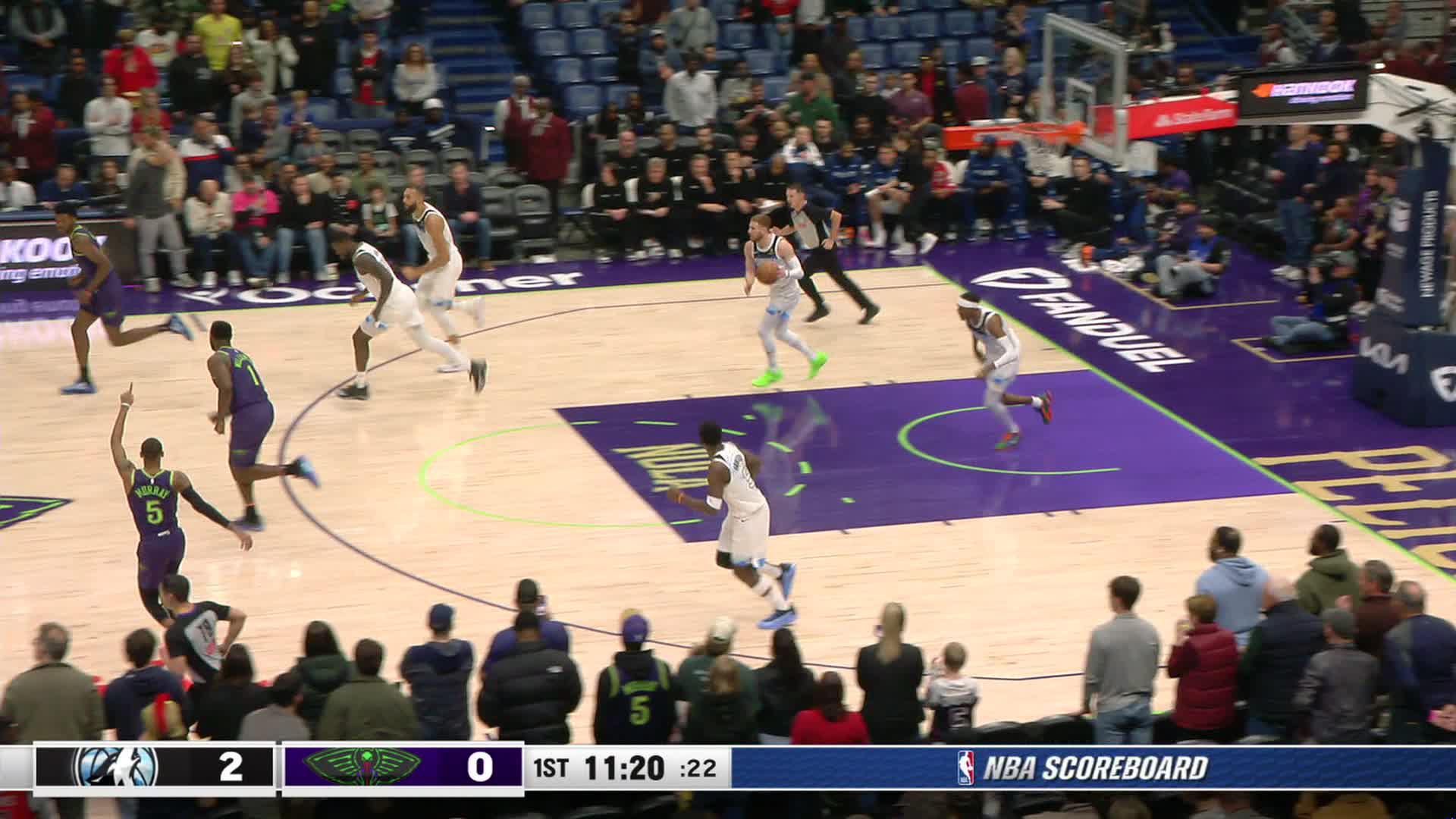 3-pointer by Anthony Edwards