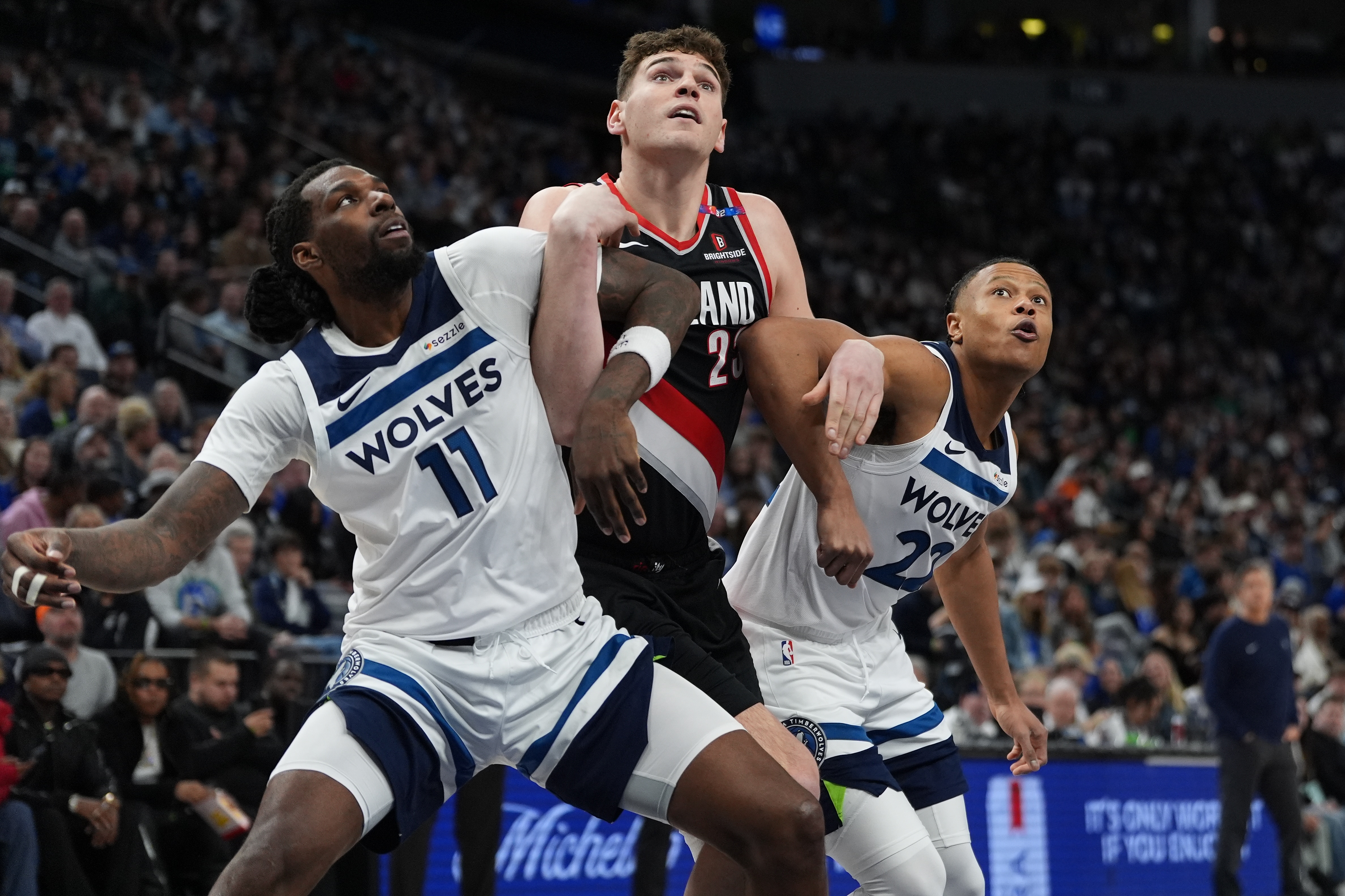 McDaniels, Reid lead Edwards-less Timberwolves past Trail Blazers, 114 ...