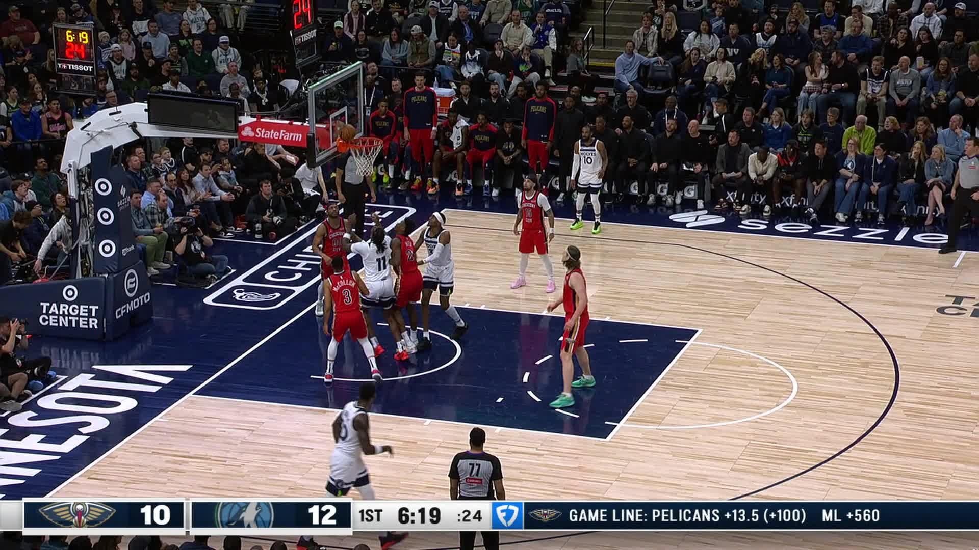 2-pointer by Jaden McDaniels