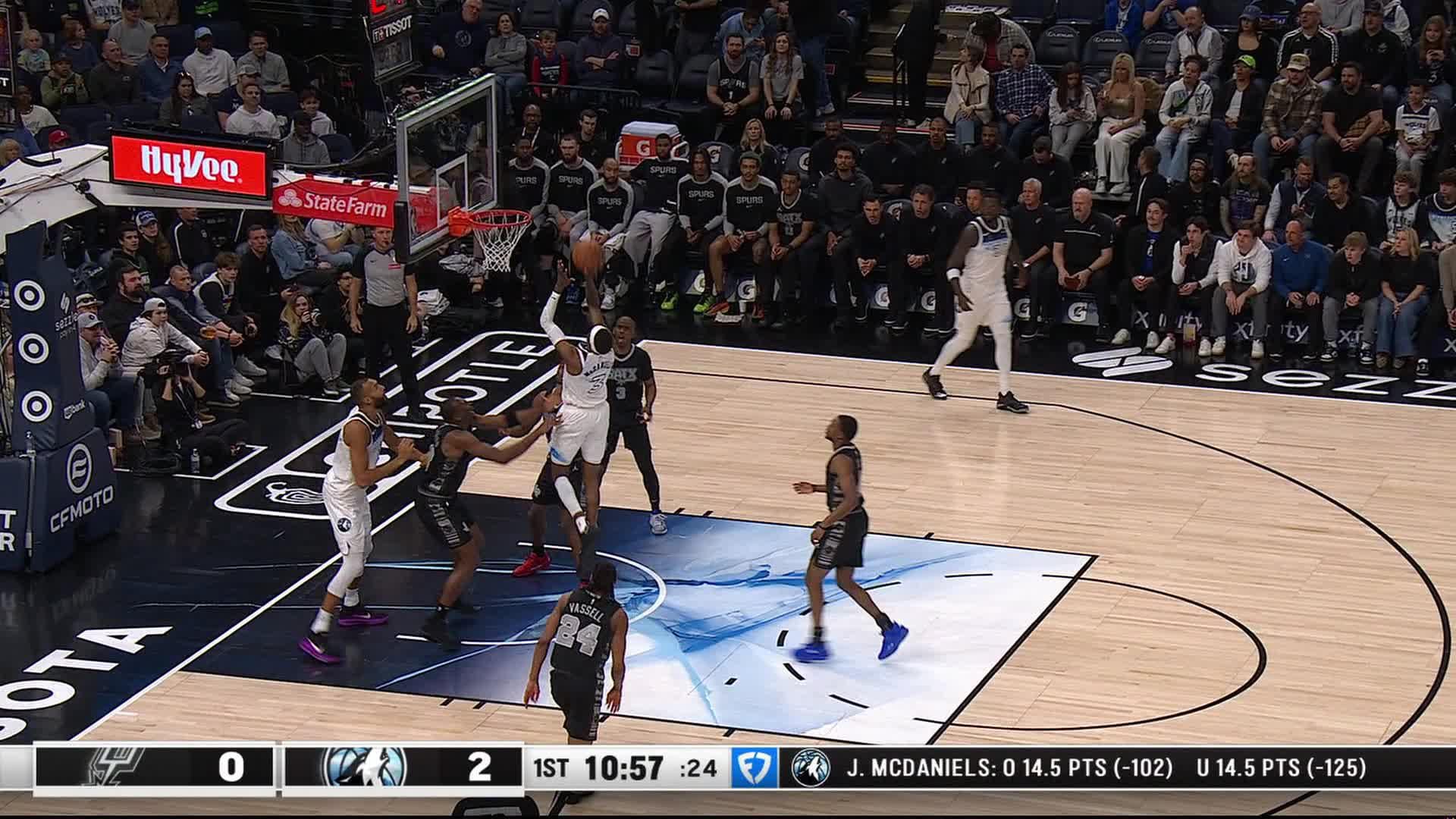 2-pointer by Jaden McDaniels