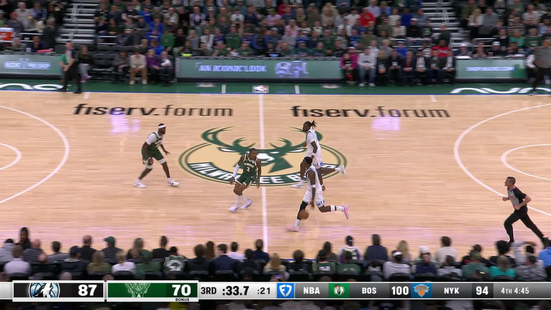 3-pointer by Anthony Edwards