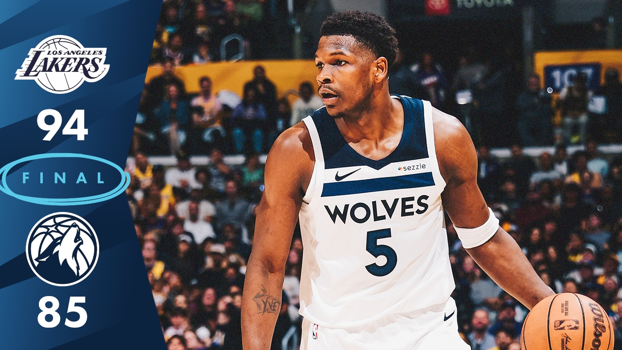 Minnesota Timberwolves vs Los Angeles Lakers Apr 22, 2025 Game Summary
