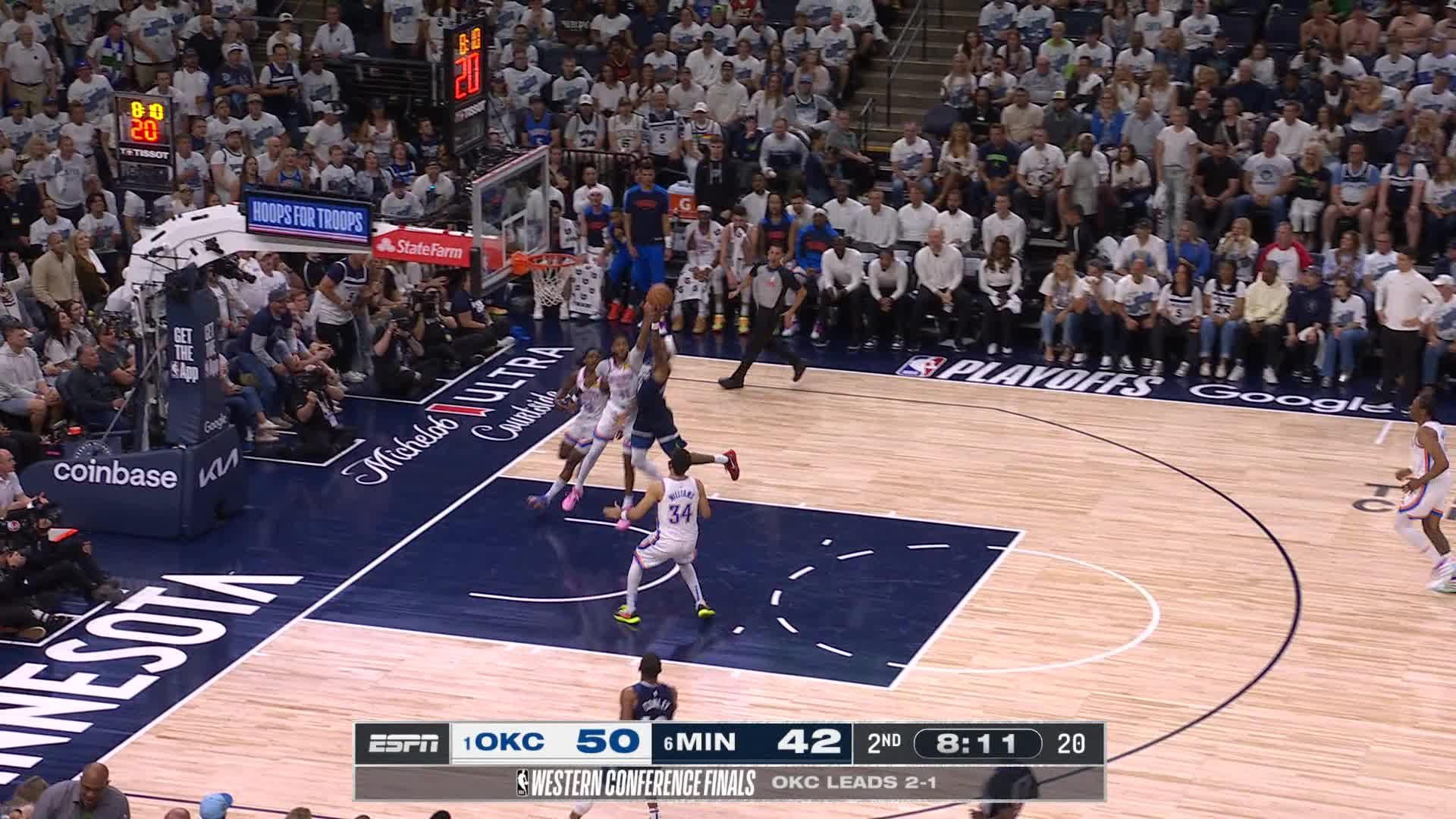 2-pointer by Nickeil Alexander-Walker | Minnesota Timberwolves