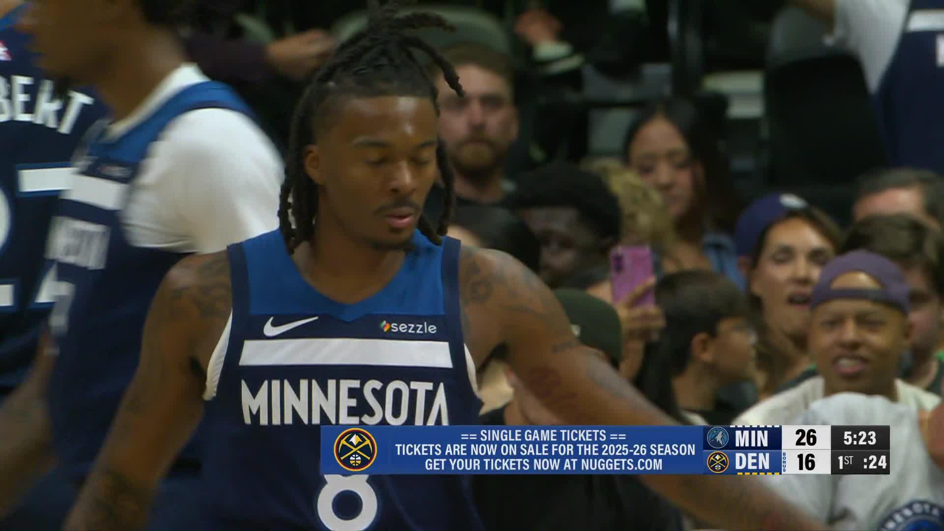 2-pointer by Bones Hyland | Minnesota Timberwolves