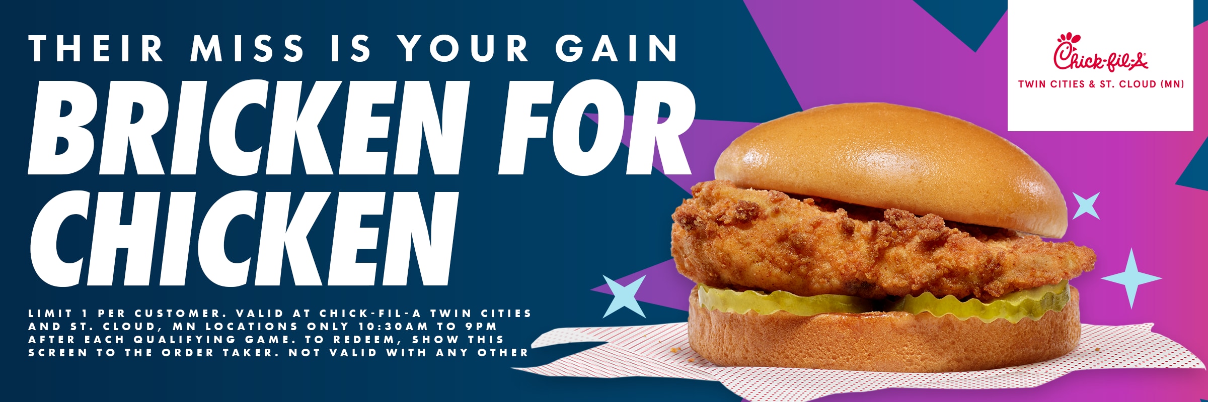 Chick-fil-A - Bricken For Chicken | Minnesota Timberwolves