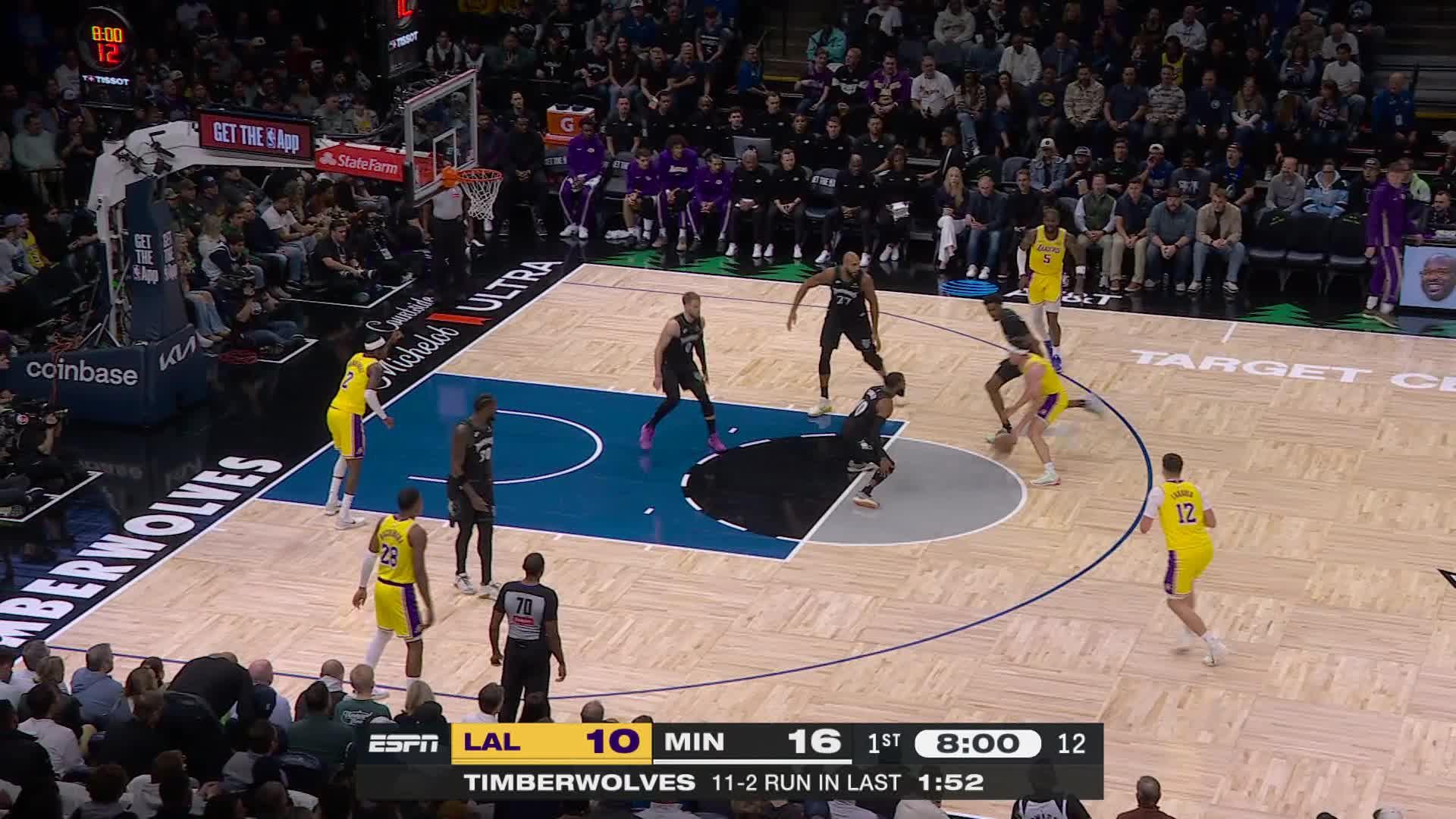 Julius Starts the Break | Minnesota Timberwolves