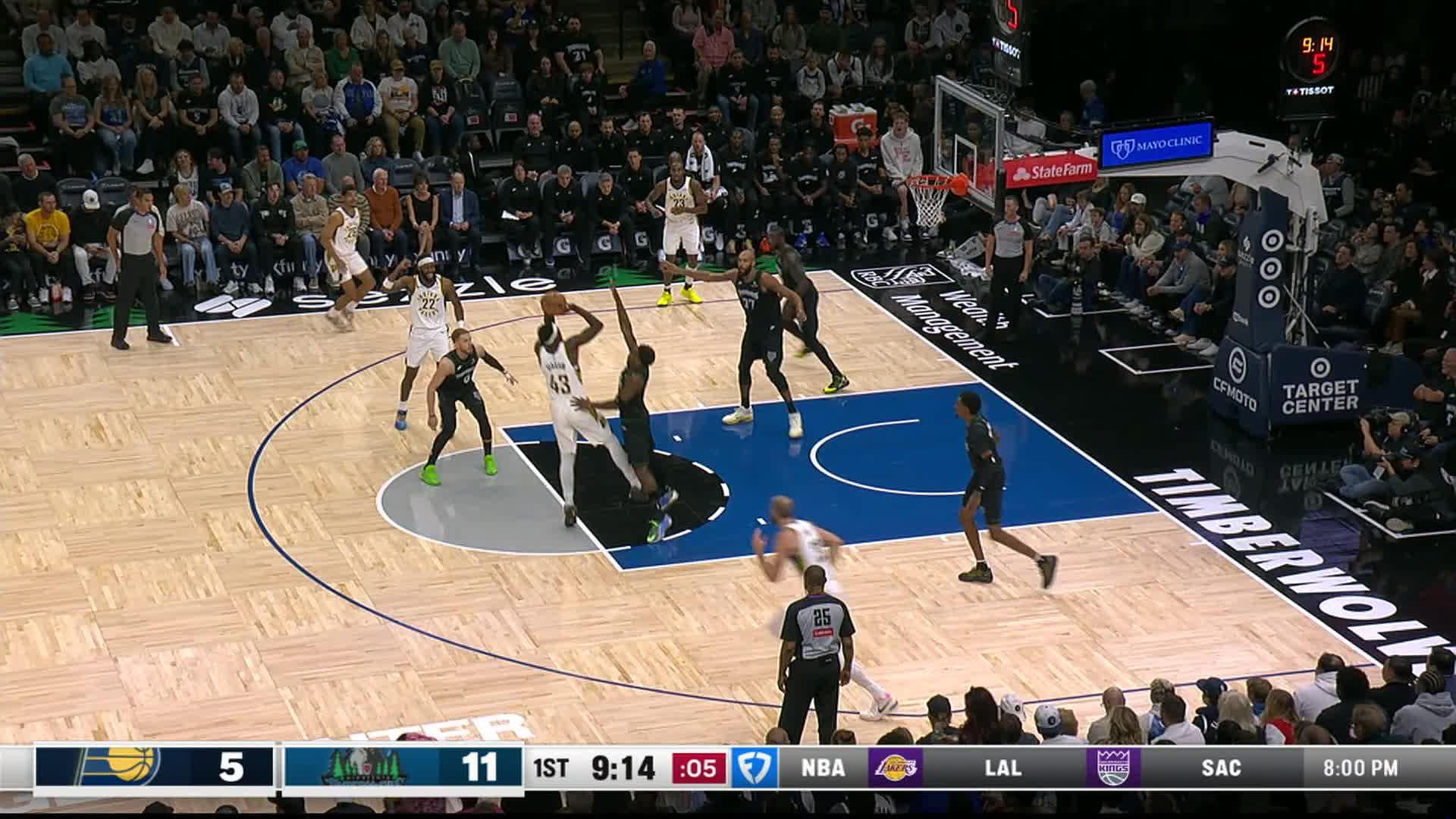 Block by Anthony Edwards | Minnesota Timberwolves