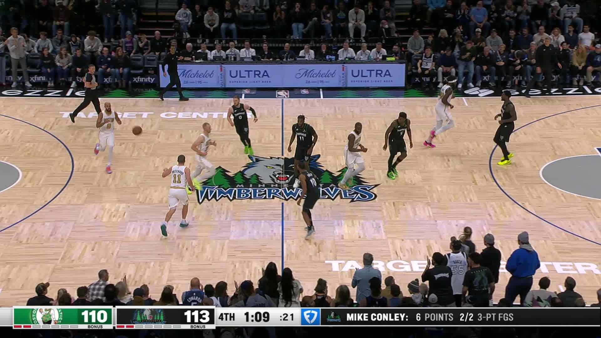 3-pointer by Mike Conley | Minnesota Timberwolves
