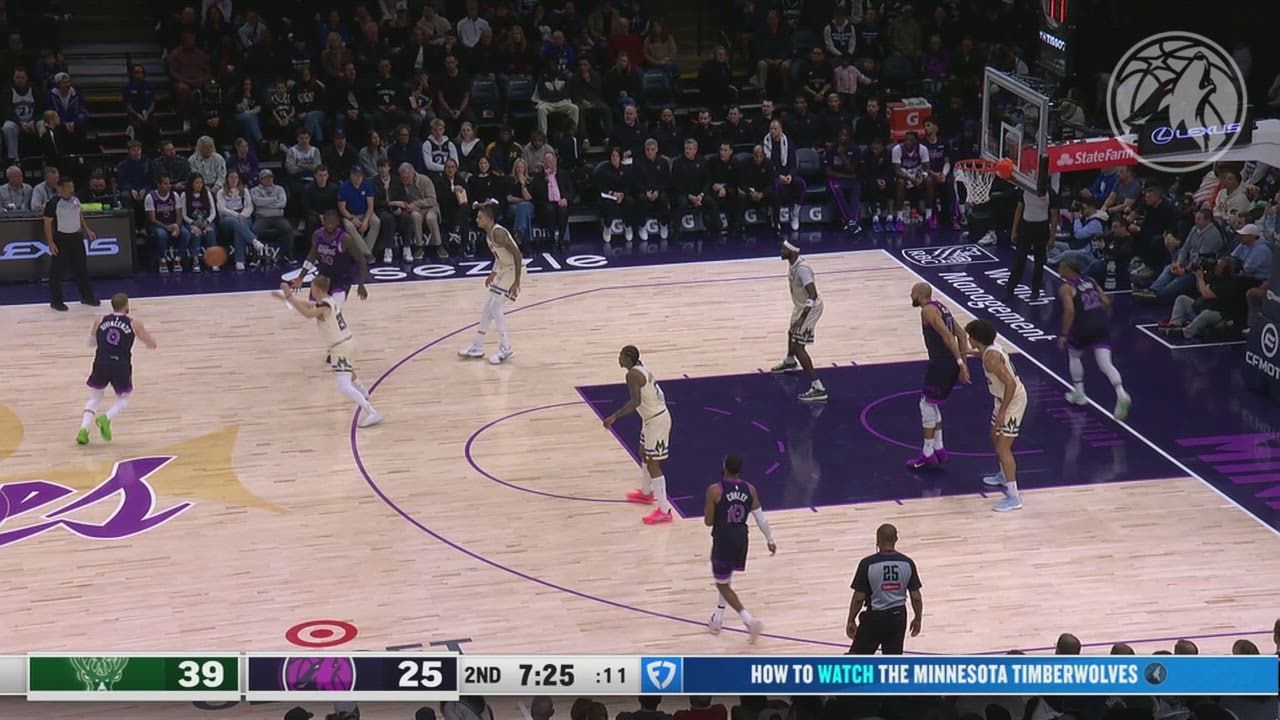 3-pointer by Donte DiVincenzo | Minnesota Timberwolves