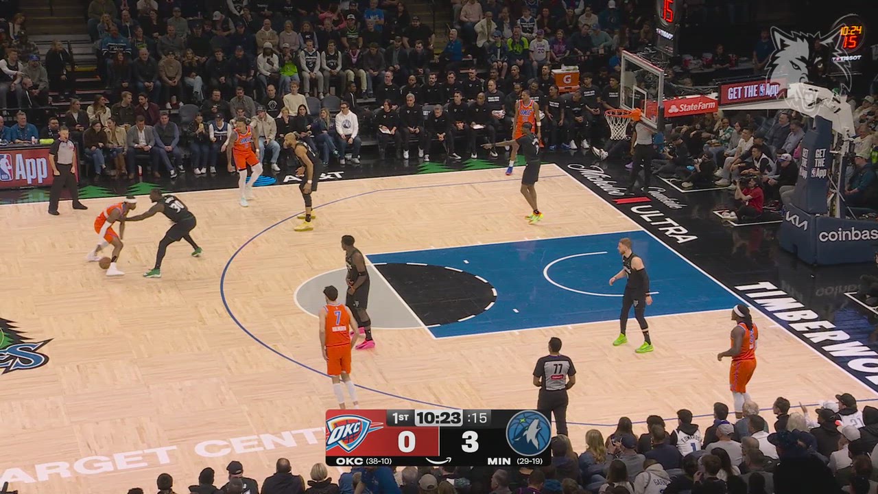 3-pointer by Anthony Edwards | Minnesota Timberwolves