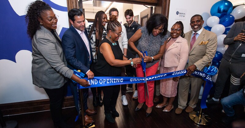Digital Girl Inc. x Webull Ribbon Cutting Photo Gallery | NBA.com