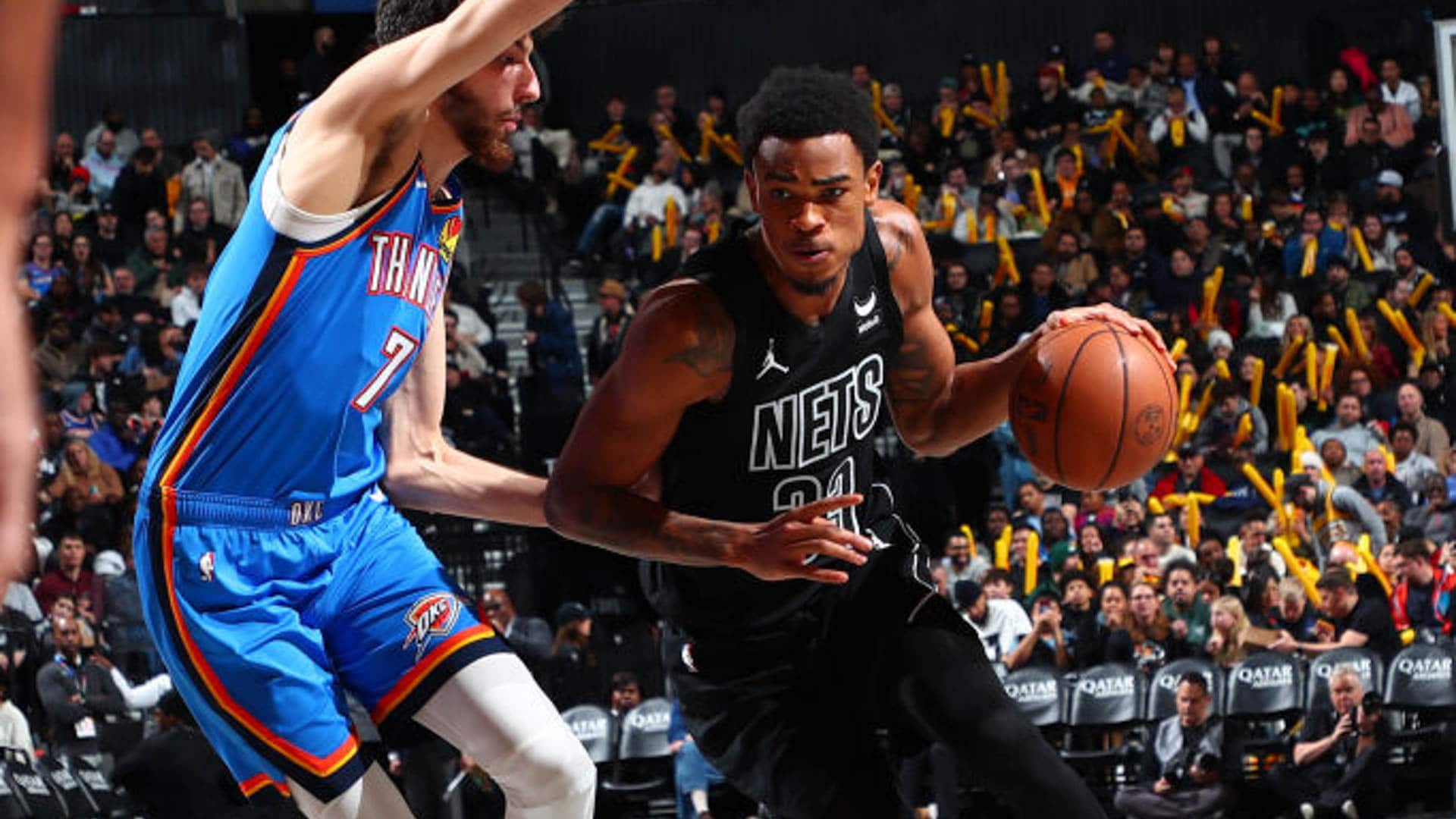 Highlights: Nic Claxton vs. Thunder | 23 PTS, 13 REB