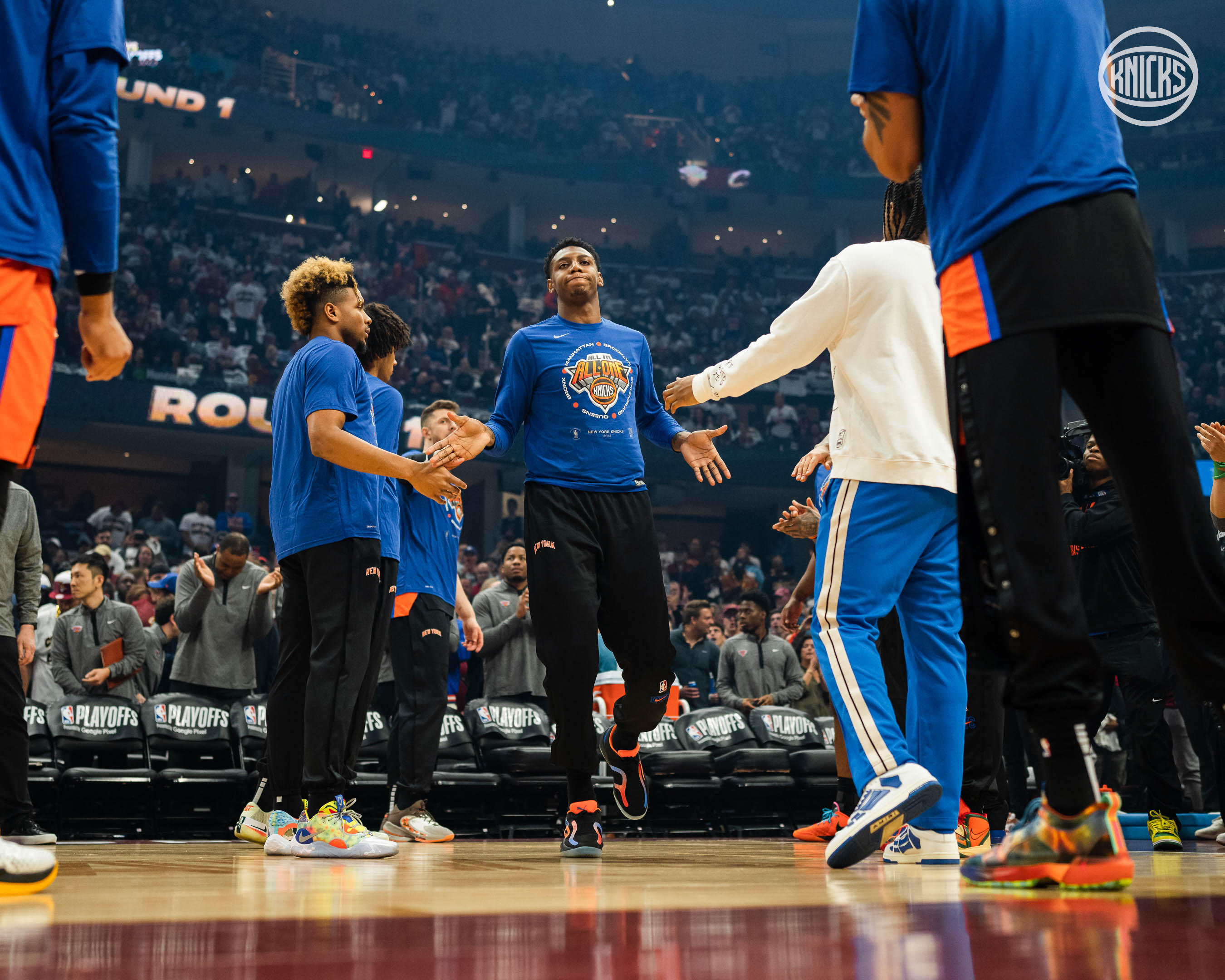 Knicks on the Court: April 18 at Cavaliers Photo Gallery | NBA.com