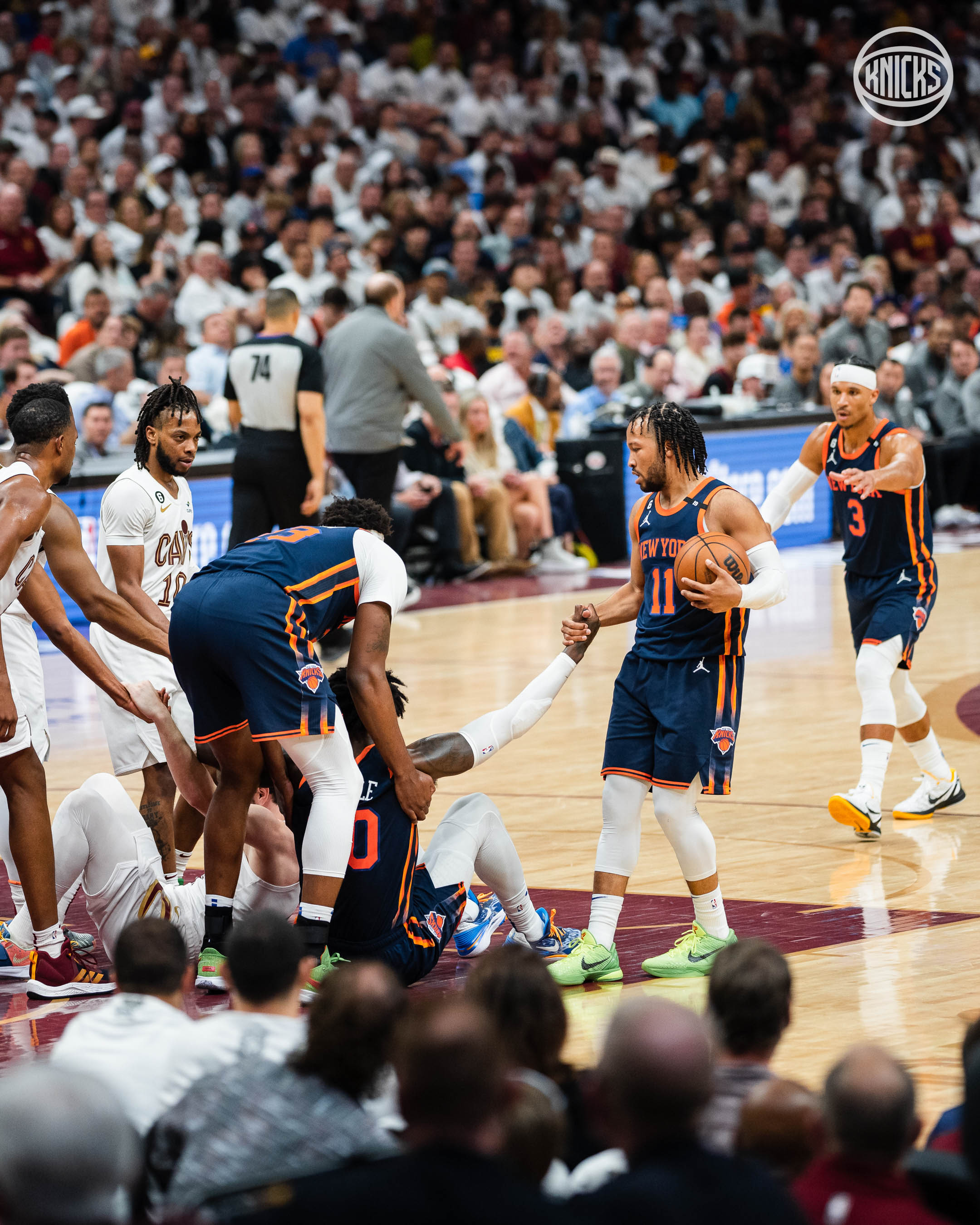 Knicks on the Court: April 15 at Cavaliers Photo Gallery | NBA.com