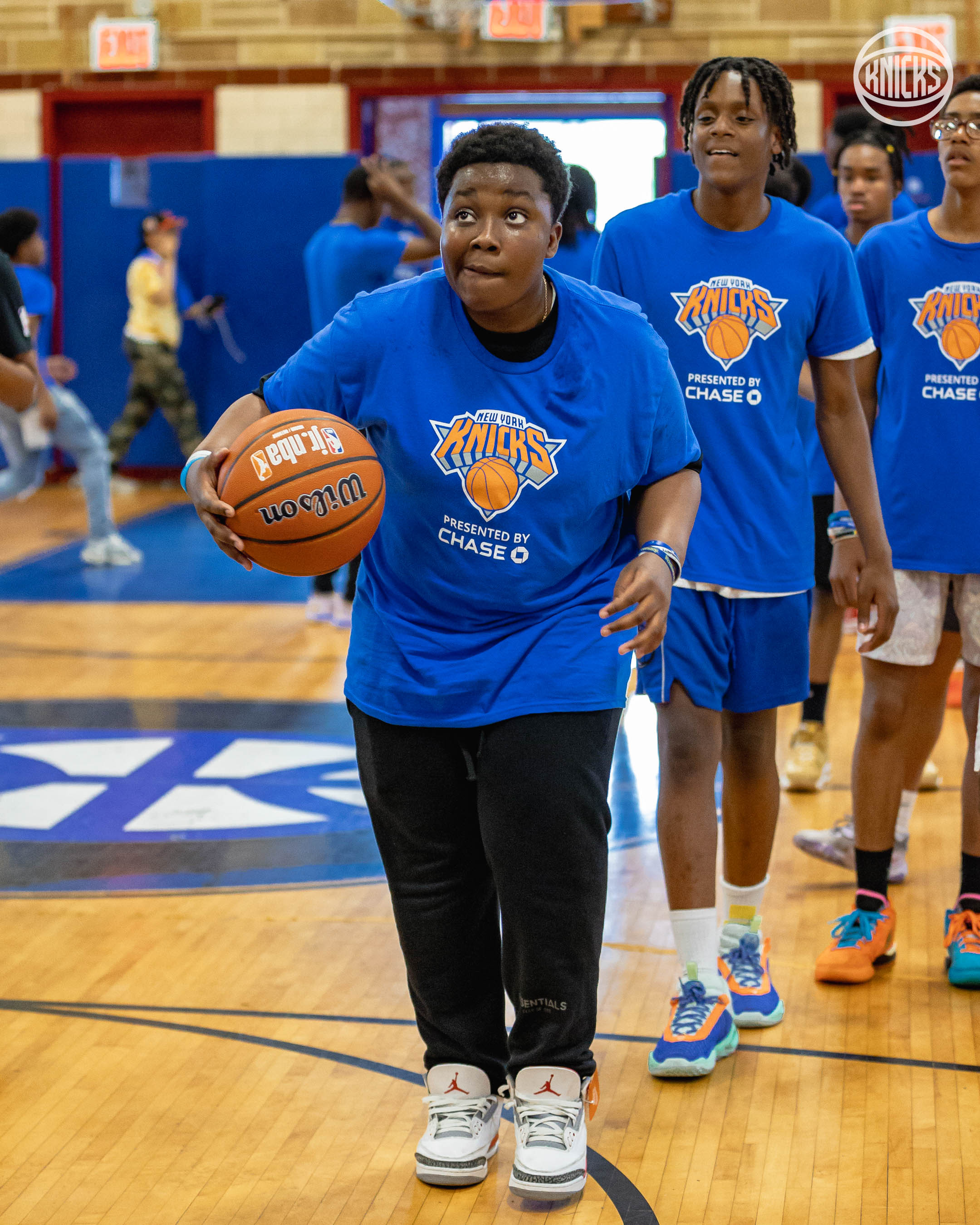 Earl Monroe New Renaissance Basketball School - Knicks Day Photo ...