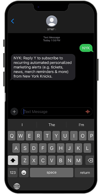 Knicks Text Alerts | Fans | New York Knicks