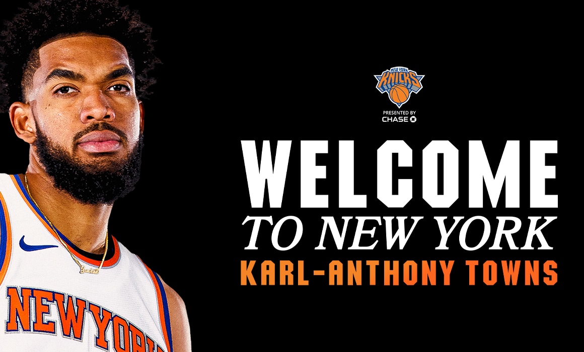 Karl-Anthony Towns Acquired by New York Knicks in Trade with Minnesota Timberwolves