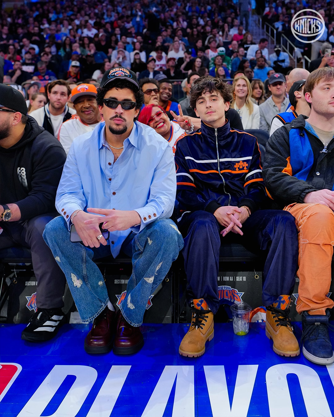 Celebrity Row: May 16, 2025 vs Boston Celtics | New York Knicks