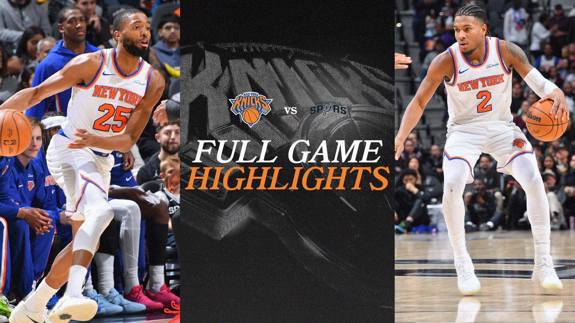 Full Game Highlights: New York Knicks vs San Antonio Spurs – 12/31/2025 ...