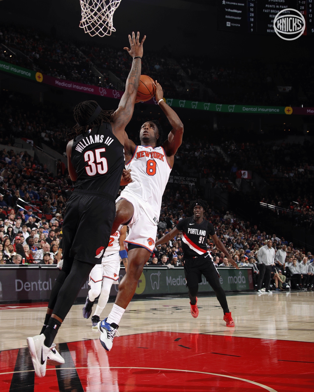 Knicks on the Court: January 11 vs Portland Trail Blazers | New York Knicks