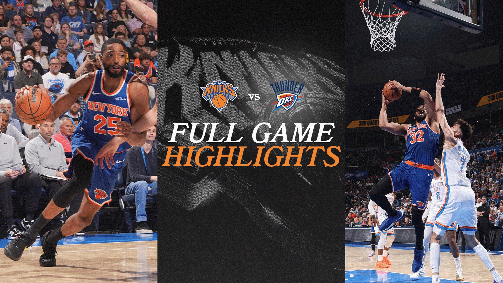 New York Knicks vs Oklahoma City Thunder Mar 29, 2026 Game Summary