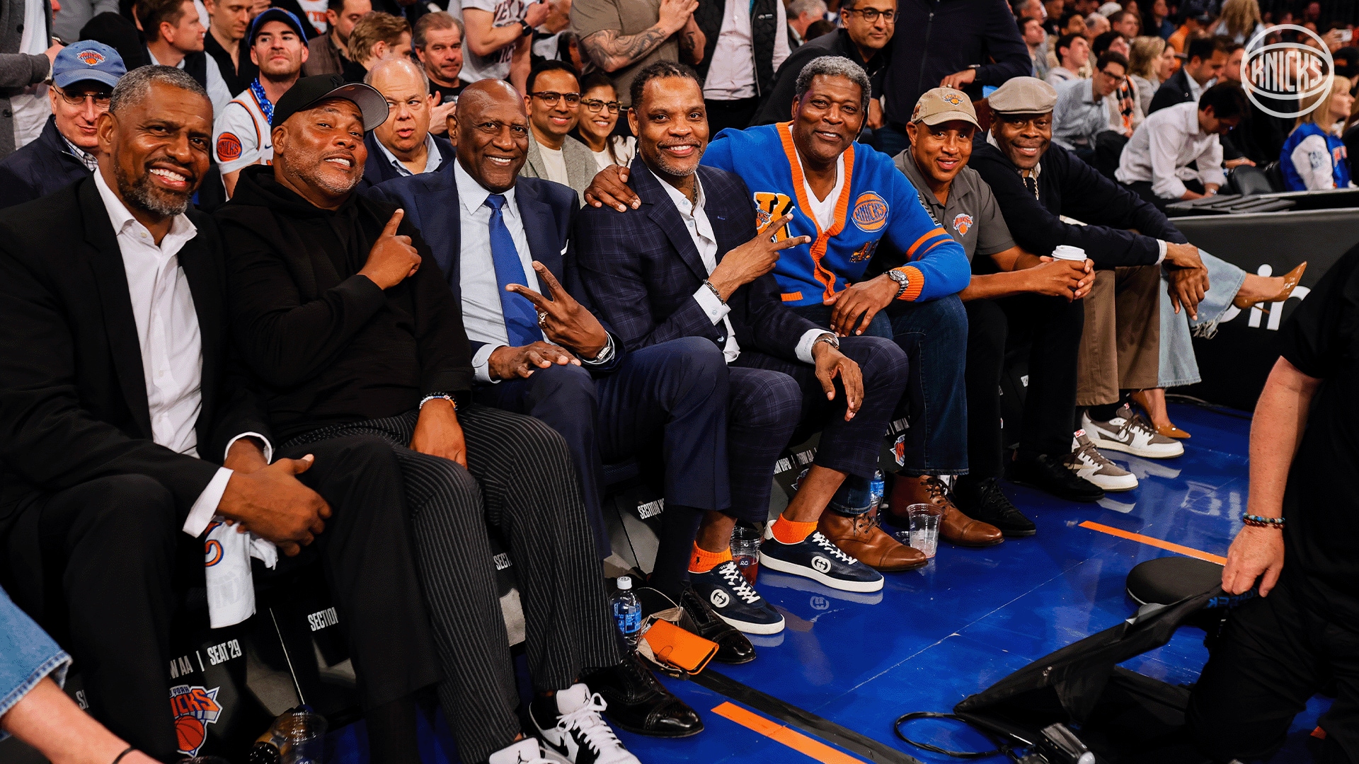 Celebrity Row: Round 2 Game 2 vs. Philadelphia 76ers | New York Knicks