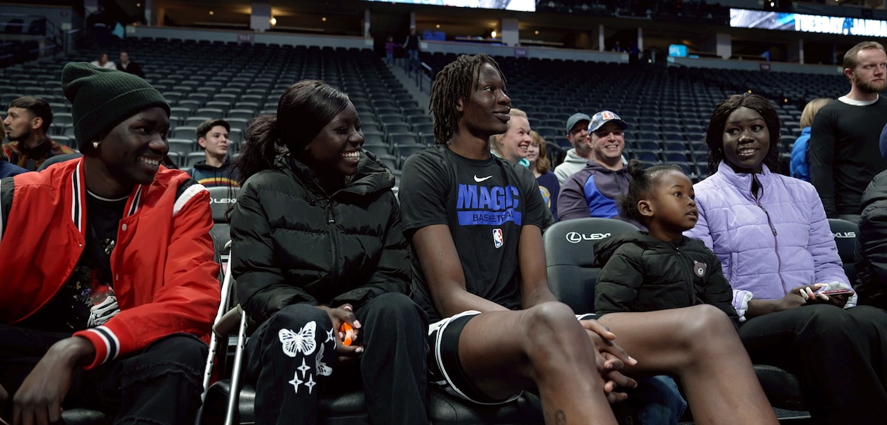 Bol Bol Meets With South Sudanese Refugees Prior to Magic’s Game ...
