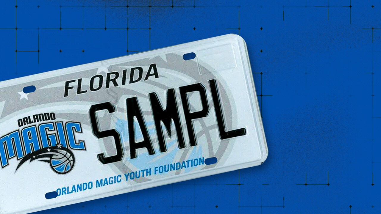 Orlando Magic Specialty License Plate | Orlando Magic