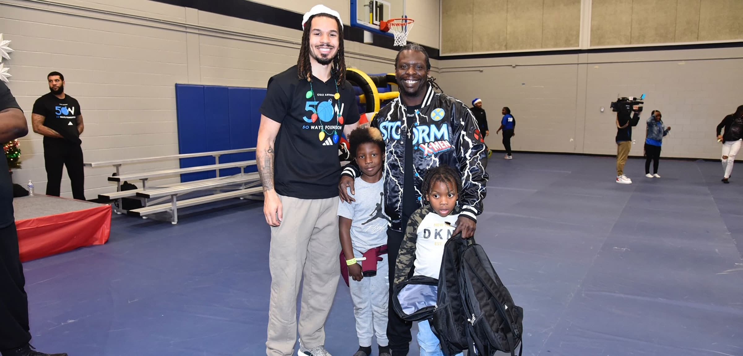 Cole Anthony Lifts the Spirits of Children During Holiday Party ...