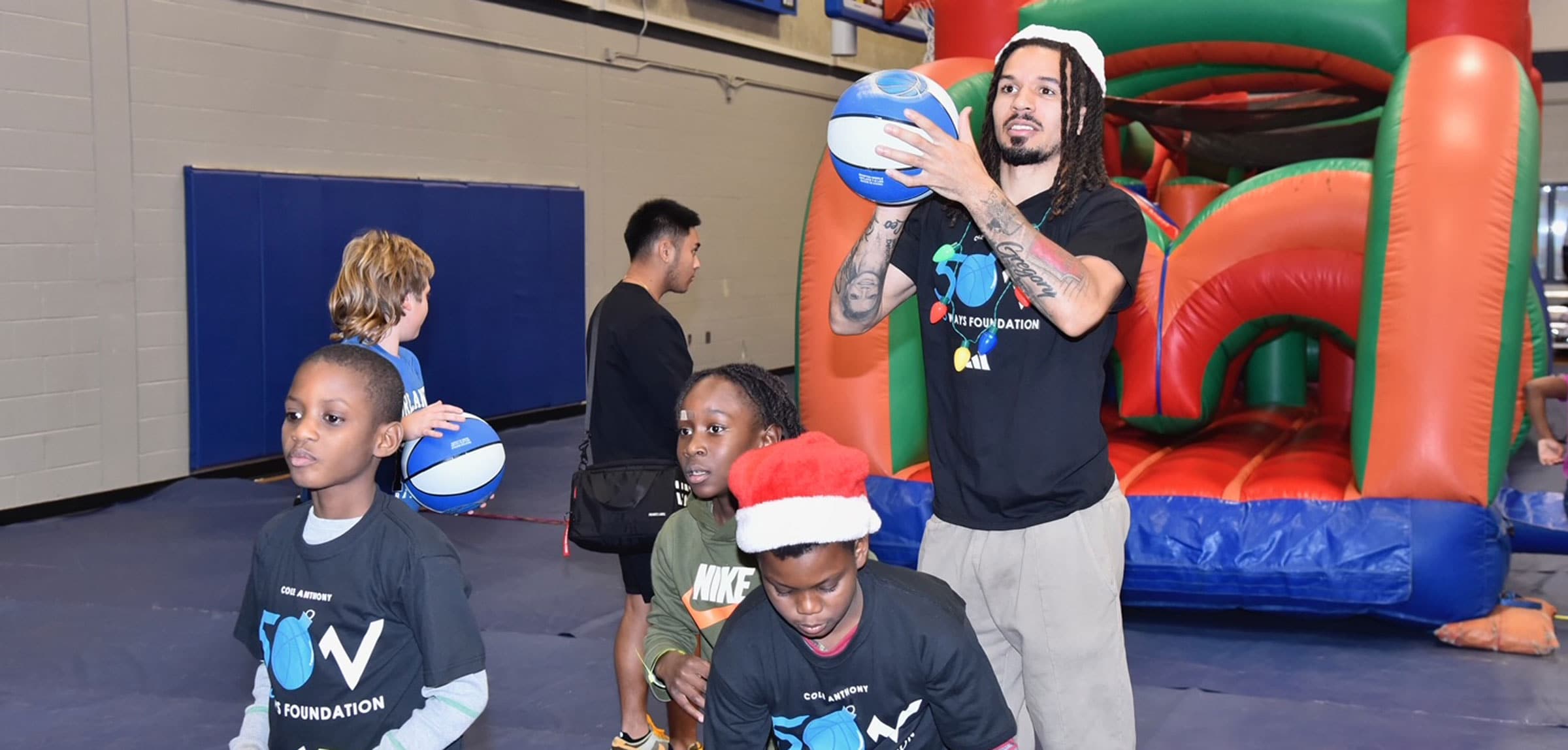 Cole Anthony Lifts the Spirits of Children During Holiday Party ...