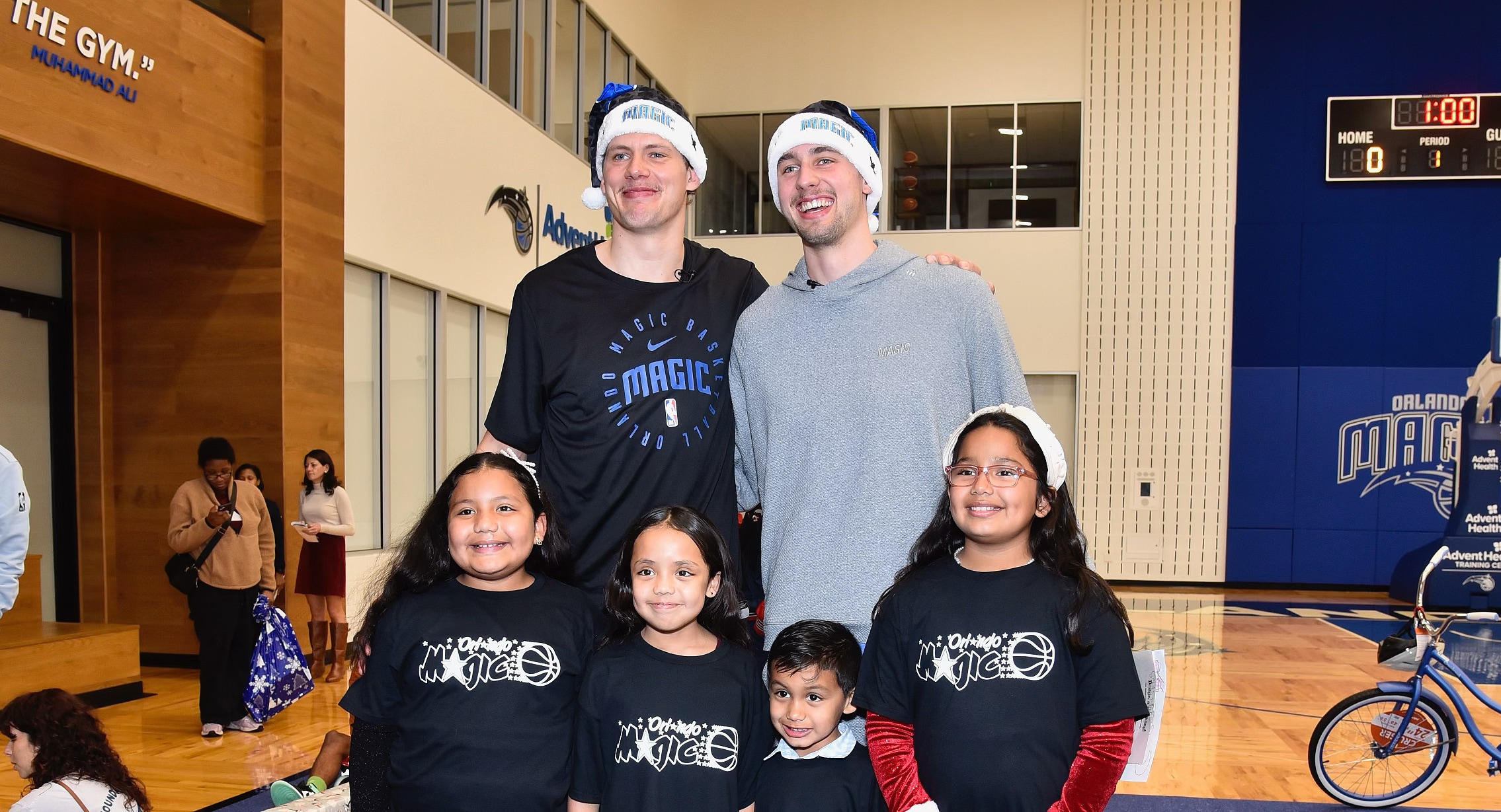 Moe and Franz Wagner Host Youth from Foundation for Foster Children for ...