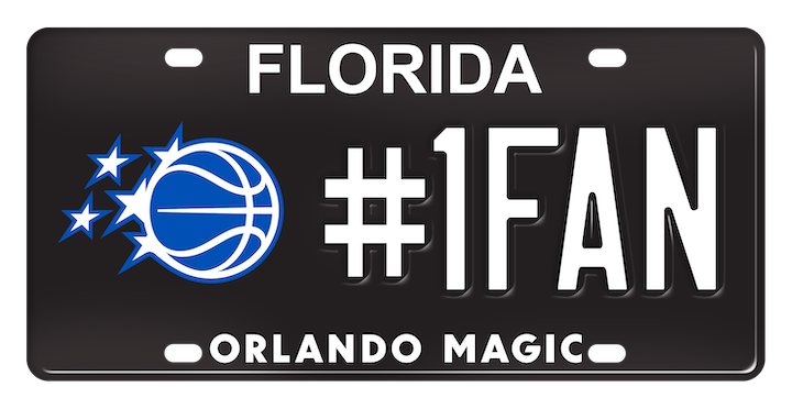 Orlando Magic Specialty License Plate | Orlando Magic