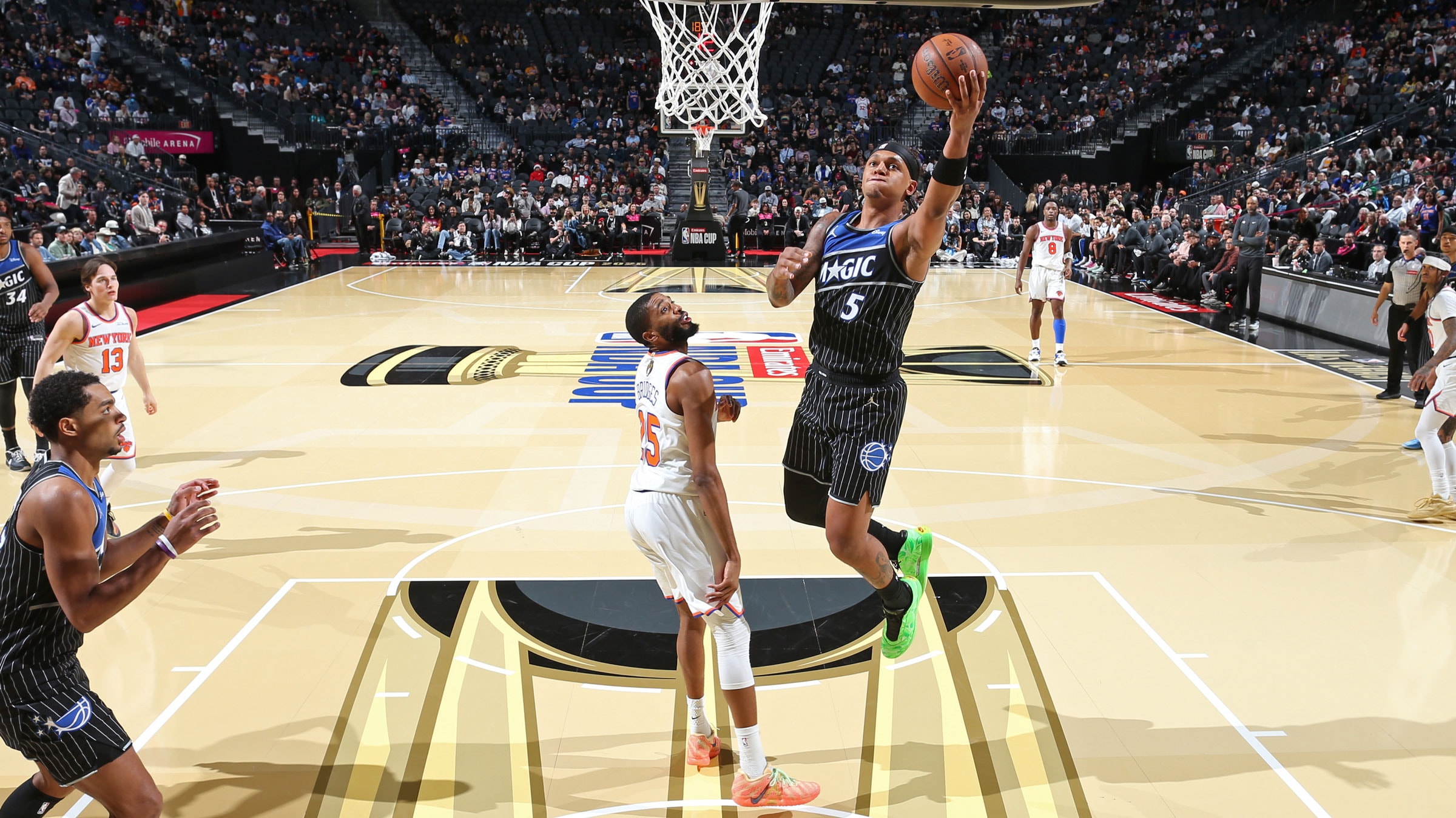 Orlando Magic Unable to Slow Down New York Knicks in Emirates NBA Cup ...