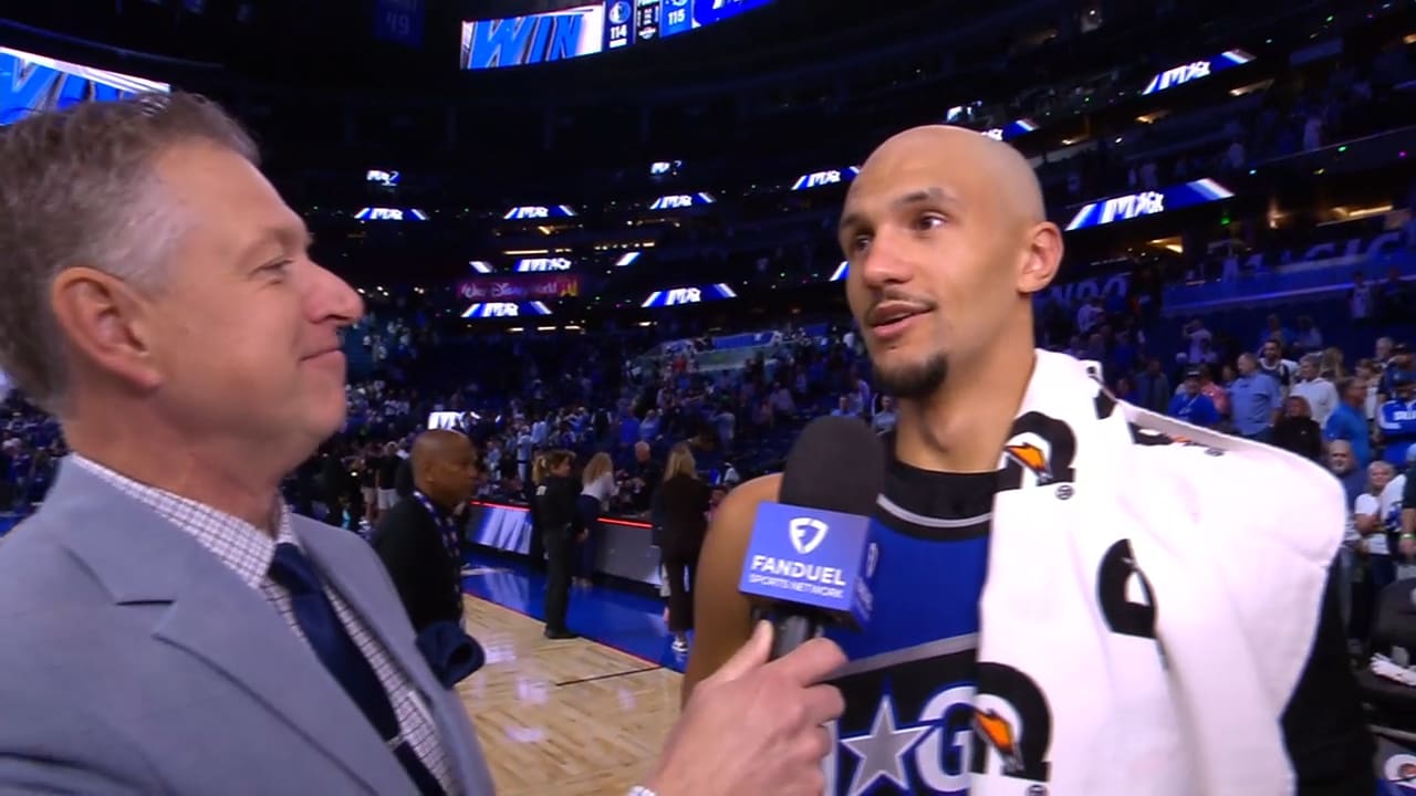 Jalen Suggs' Walk-Off Interview After Win Over Dallas | Orlando Magic