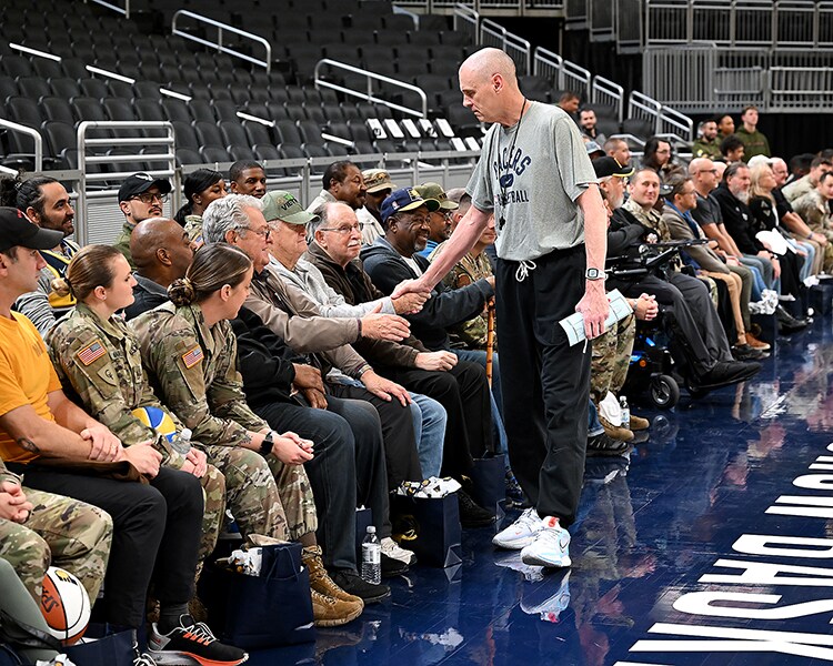 2022 Hoops for Troops Practice | Indiana Pacers