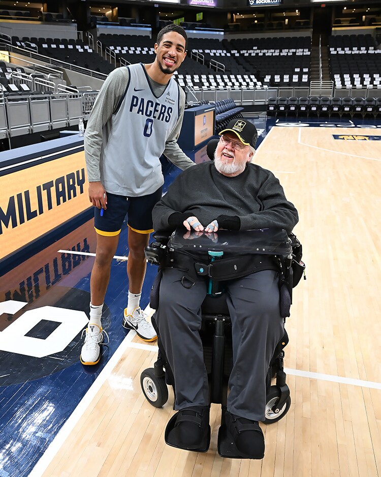 2022 Hoops for Troops Practice | Indiana Pacers