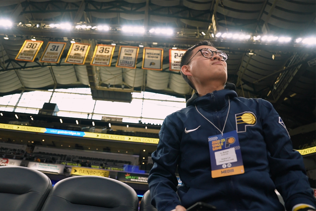 Holick Lee: The Man Who Covers the Pacers from Across the World ...