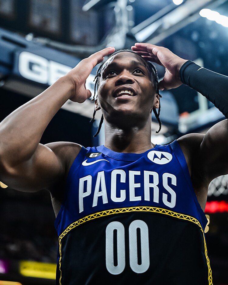 Bennedict Mathurin's 2022-23 Season in Photos Photo Gallery | NBA.com