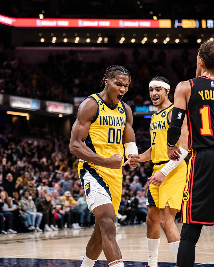 Bennedict Mathurin's 2022-23 Season in Photos Photo Gallery | NBA.com