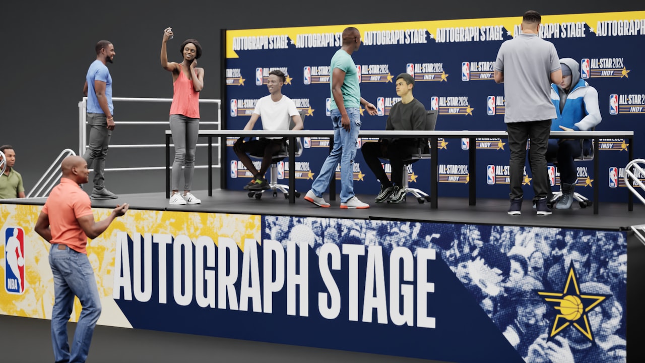 NBA Crossover at NBA All-Star 2024 Renderings | Indiana Pacers