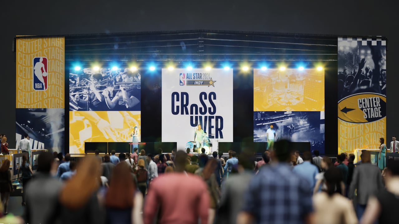 NBA Crossover at NBA All-Star 2024 Renderings | Indiana Pacers