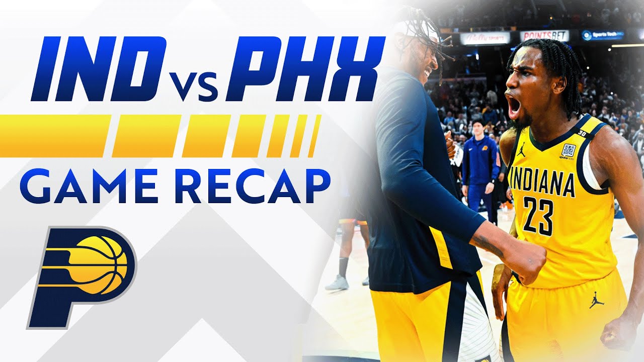 Phoenix Suns vs Indiana Pacers Jan 26, 2024 Game Summary