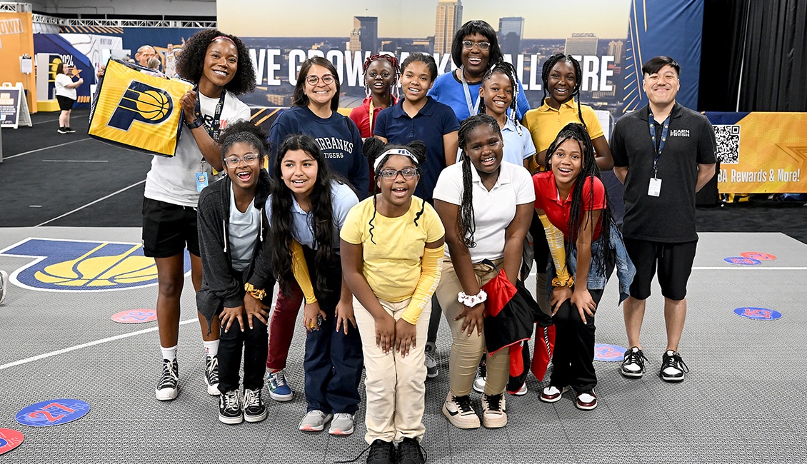 The Pacers Foundation and Lilly Foundation Tip Off Summer NBA Math ...