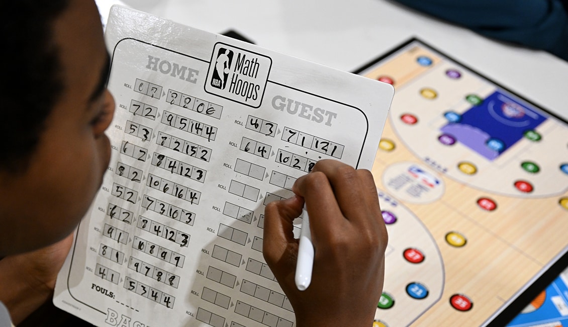 The Pacers Foundation and Lilly Foundation Tip Off Summer NBA Math ...