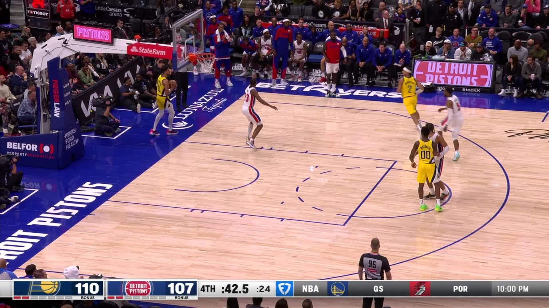 Indiana Pacers vs Detroit Pistons Oct 23, 2024 Game Summary