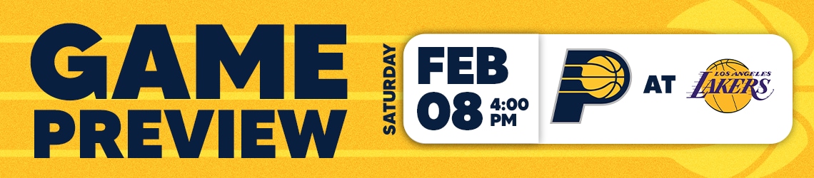 Game Preview: Pacers at Lakers | Indiana Pacers