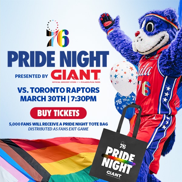 Pride Night Presented by Giant | Sixers Theme Nights