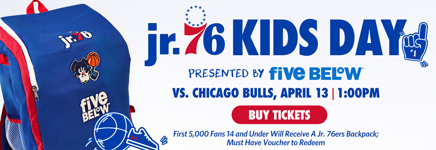 Jr. 76ers Kids Day | Sixers Theme Nights